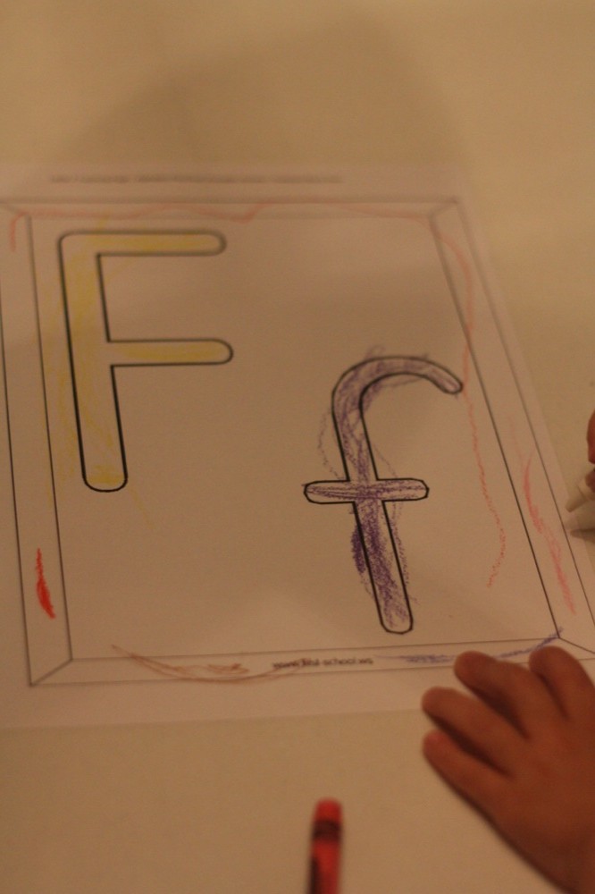 Preschool: Introducing the Letter F