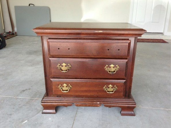 Refinished Antiqued Night Stand